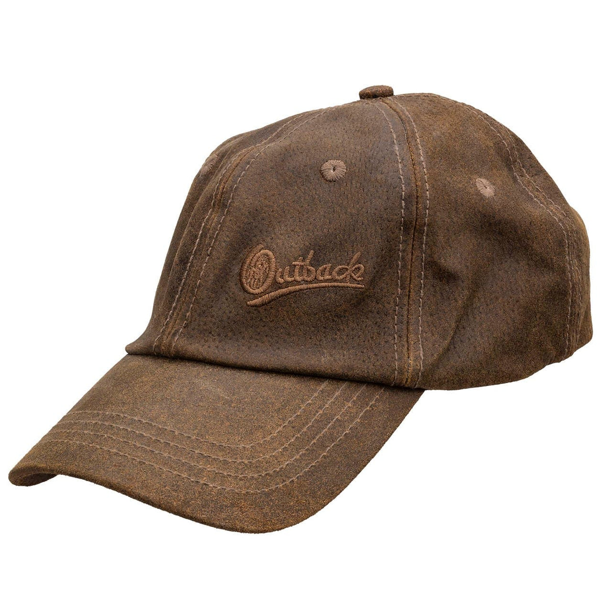 Leather Slugger Cap | Caps by Outback Trading Company – OutbackTrading.com