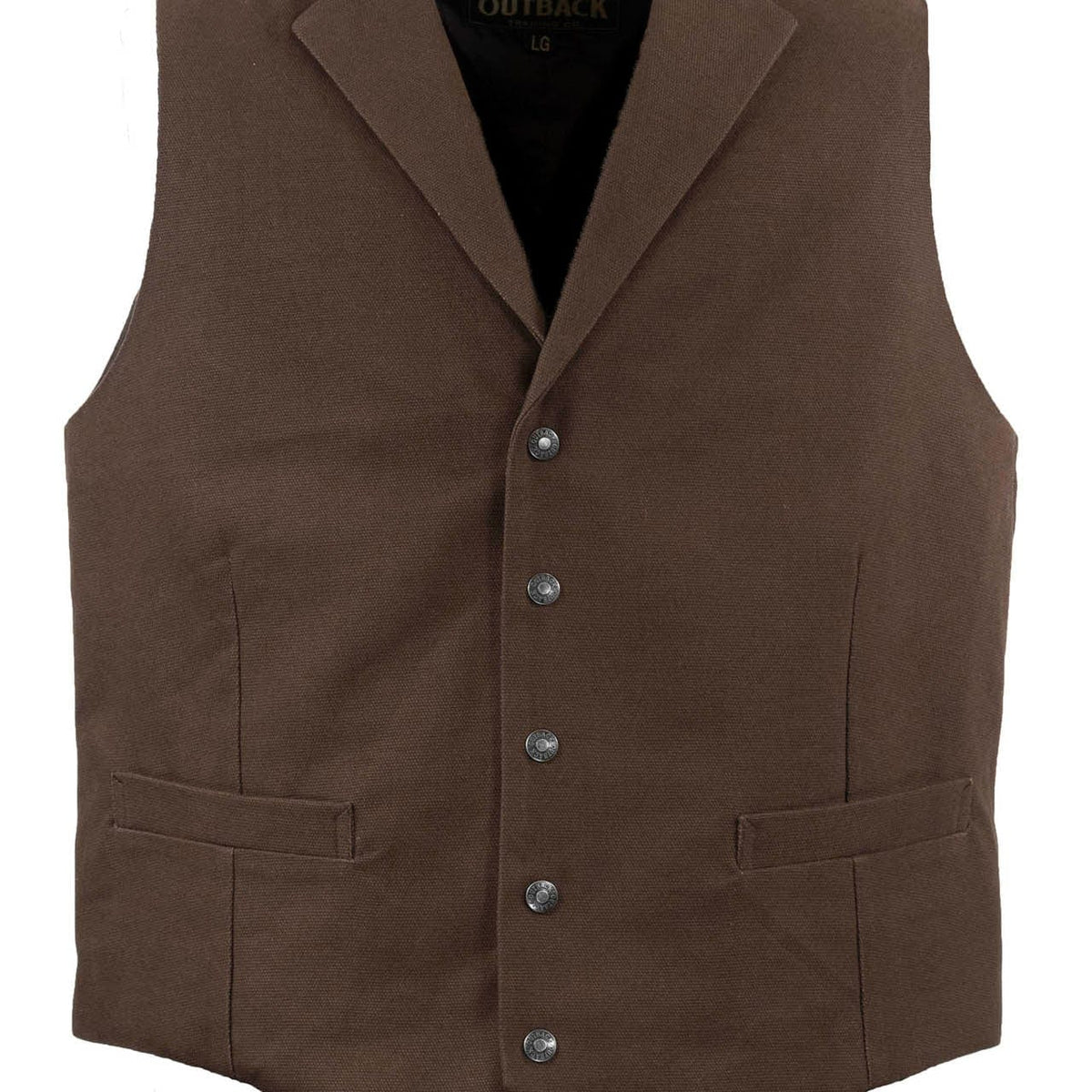 Men’s Jessie Canvas Vest – OutbackTrading.com